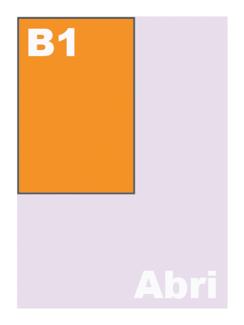 Stoepbord poster | DrukwerkConcurrent